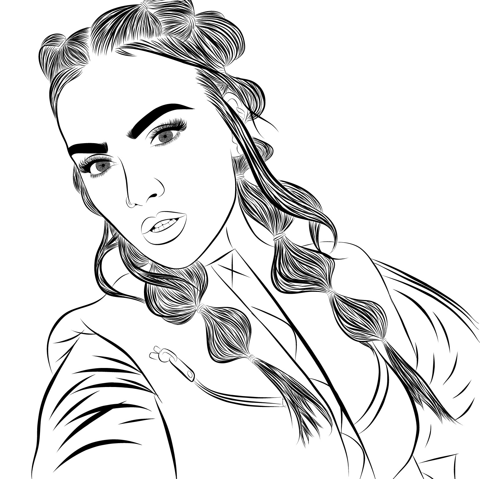 Perrie Edwards Coloring Pages